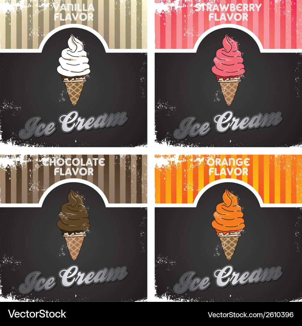Ice cream design Royalty Free Vector Image - VectorStock