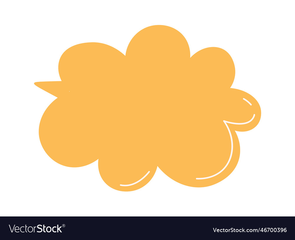 Speech cloud icon Royalty Free Vector Image - VectorStock