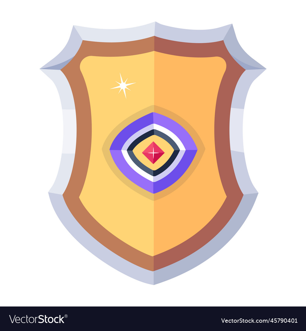 Medieval shield Royalty Free Vector Image - VectorStock