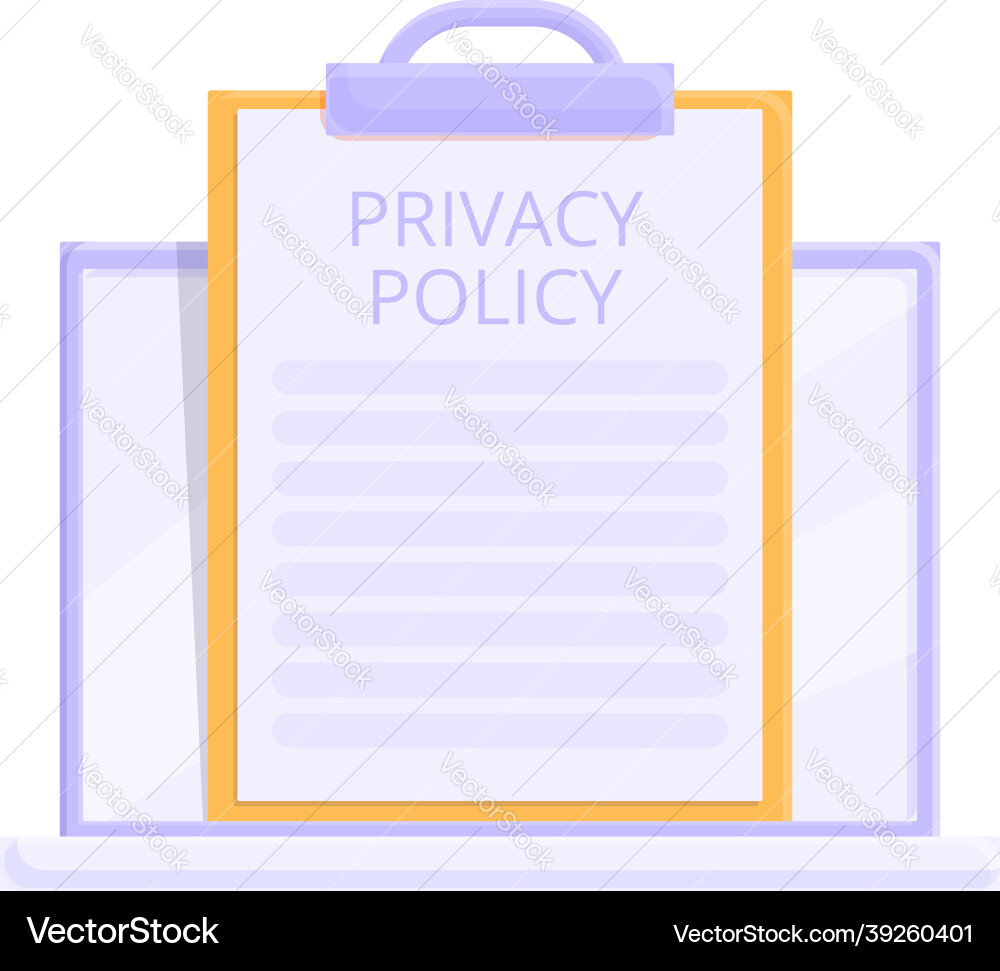 Online safe protect icon cartoon privacy Vector Image