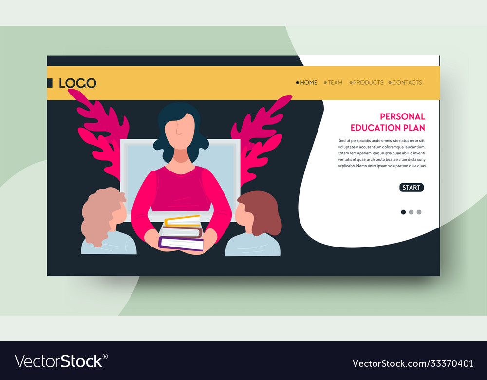 Personal Education Plan For Students Learning Vector Image personal-education-plan-for-students-learning-vector-image