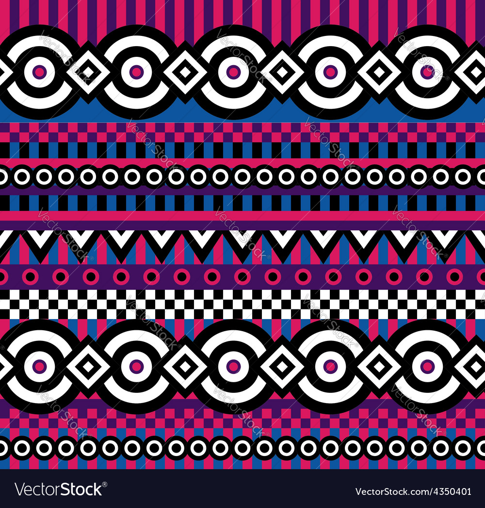 Vivid pop art pattern Royalty Free Vector Image