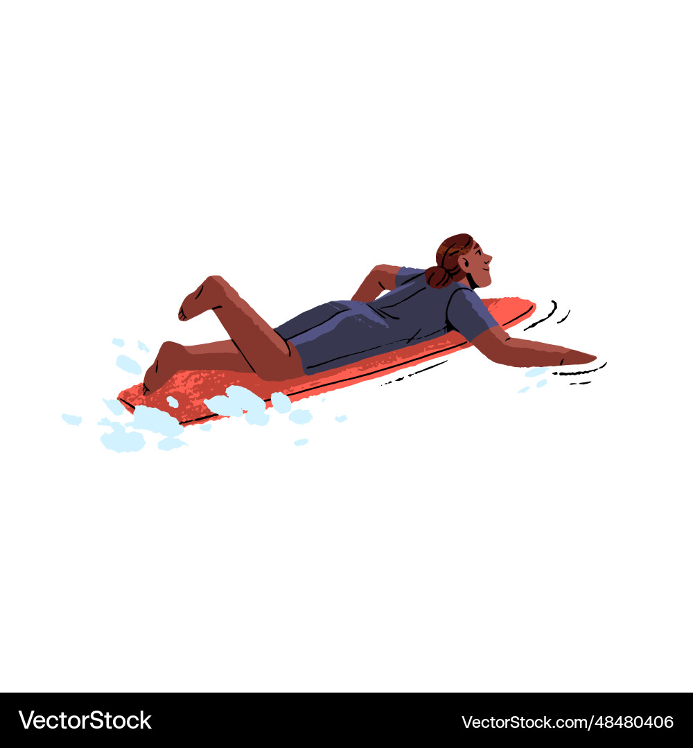 People surfing in ocean professional surfer doing Vector Image