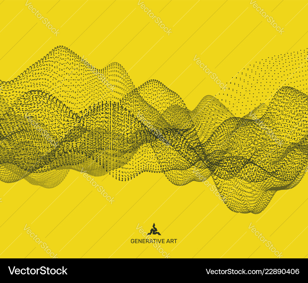 Wavy background for banner flyer book cover Vector Image