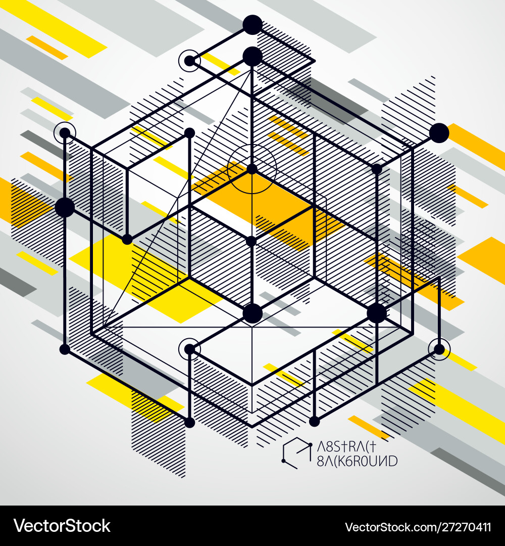 Abstract creative geometric art with a variety Vector Image