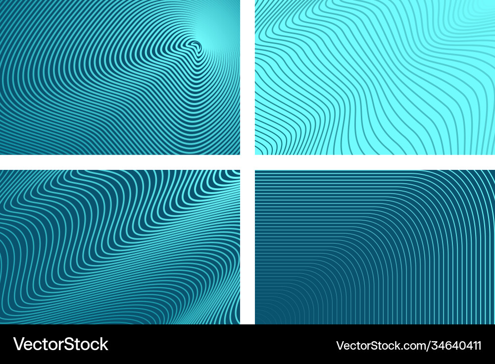 Abstract horizontal striped background ultra thin Vector Image
