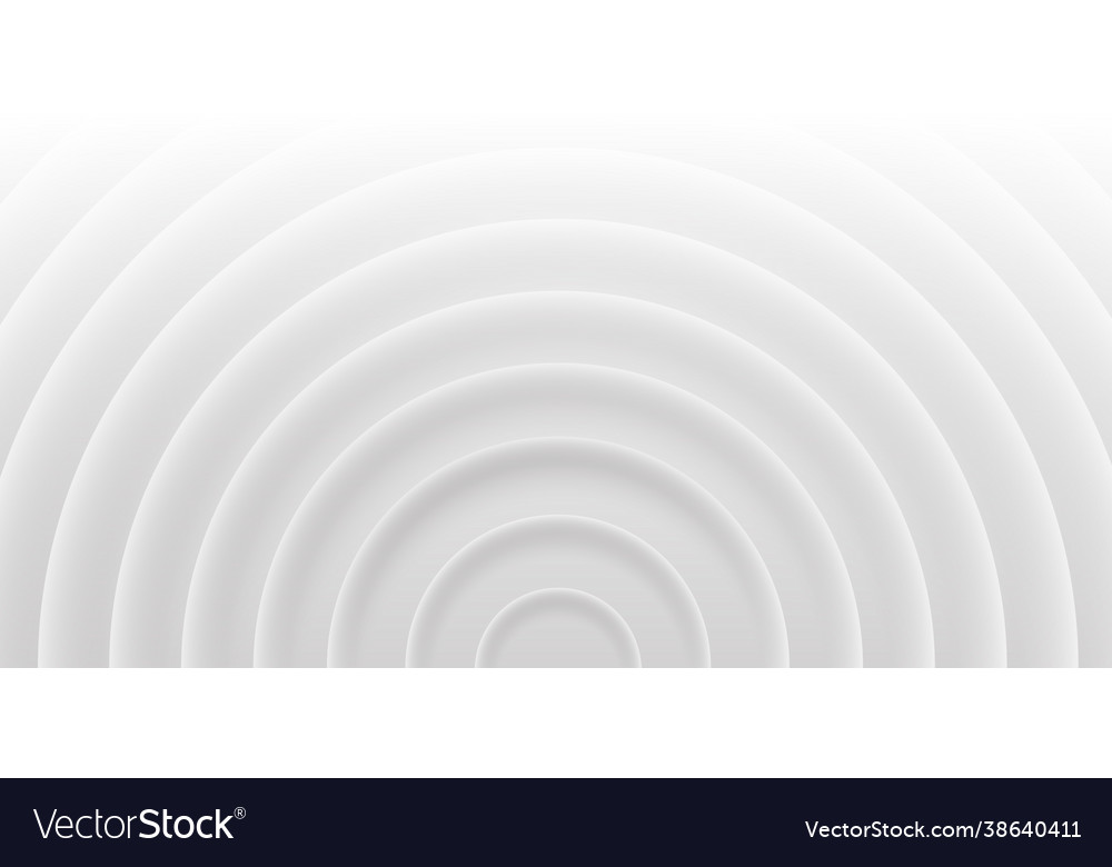 Grey abstract background circles with shadows Vector Image