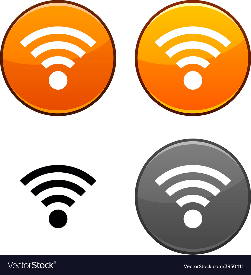 Rss button Royalty Free Vector Image - VectorStock