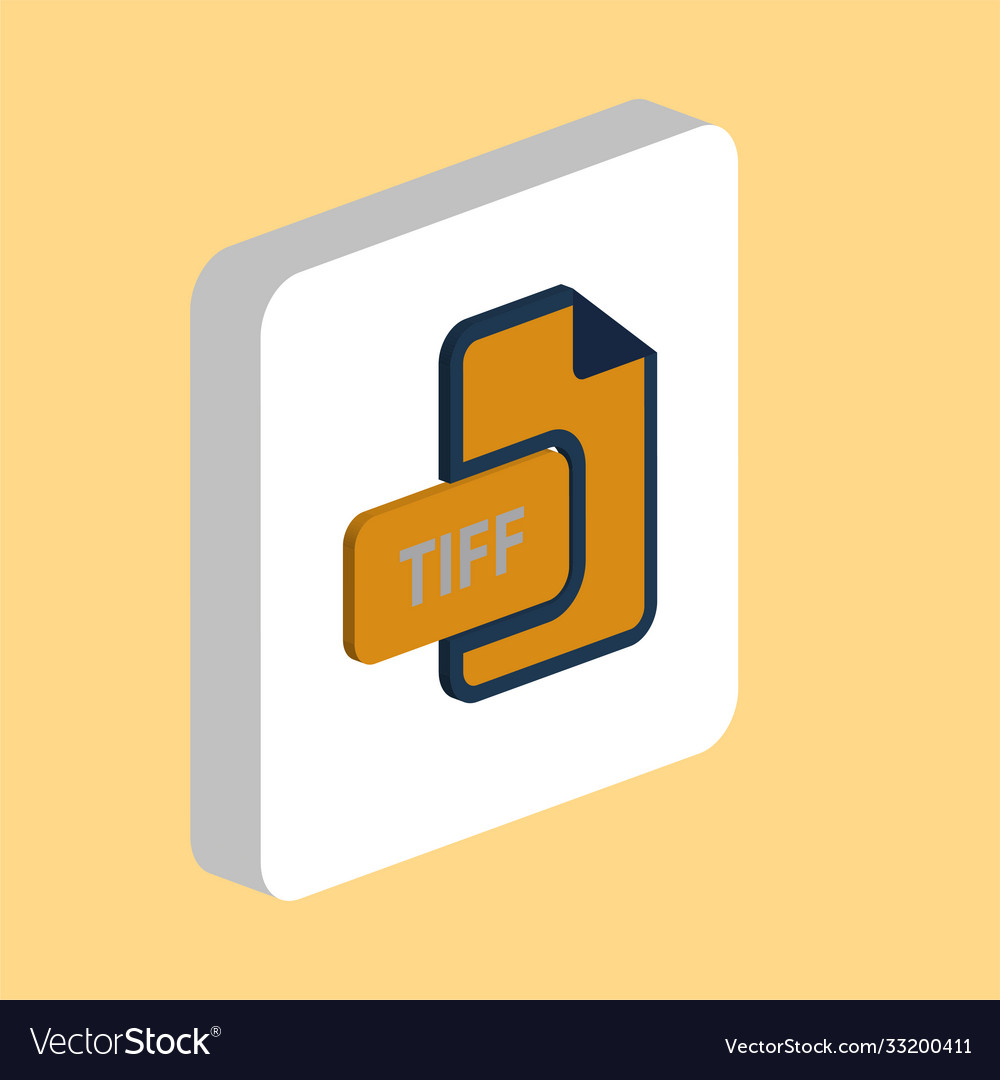 Tiff computer symbol Royalty Free Vector Image Tiff computer symbol Royalty Free Vector Image