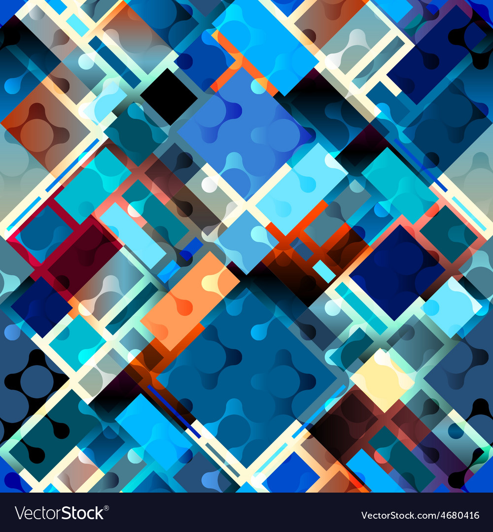 Blue geometric diagonal pattern Royalty Free Vector Image