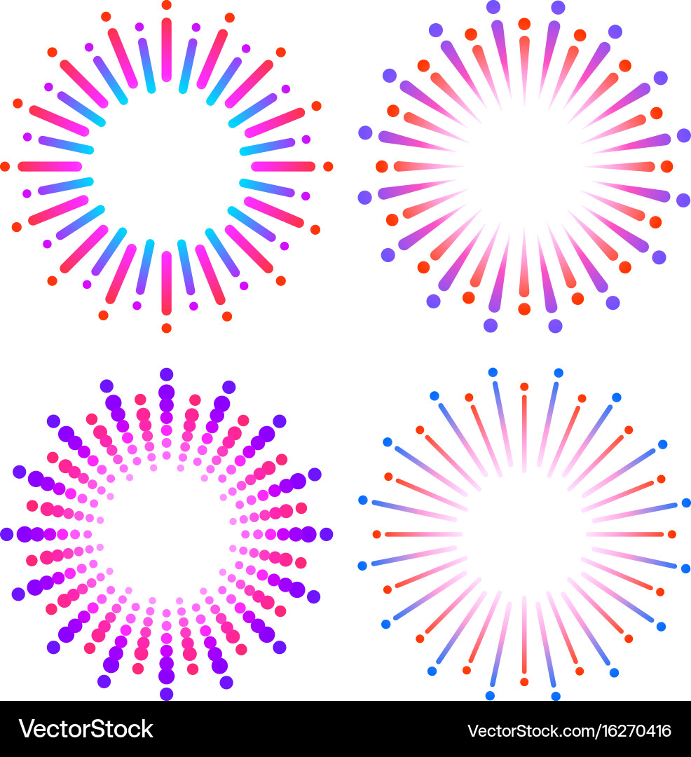 Graphic fireworks Royalty Free Vector Image - VectorStock