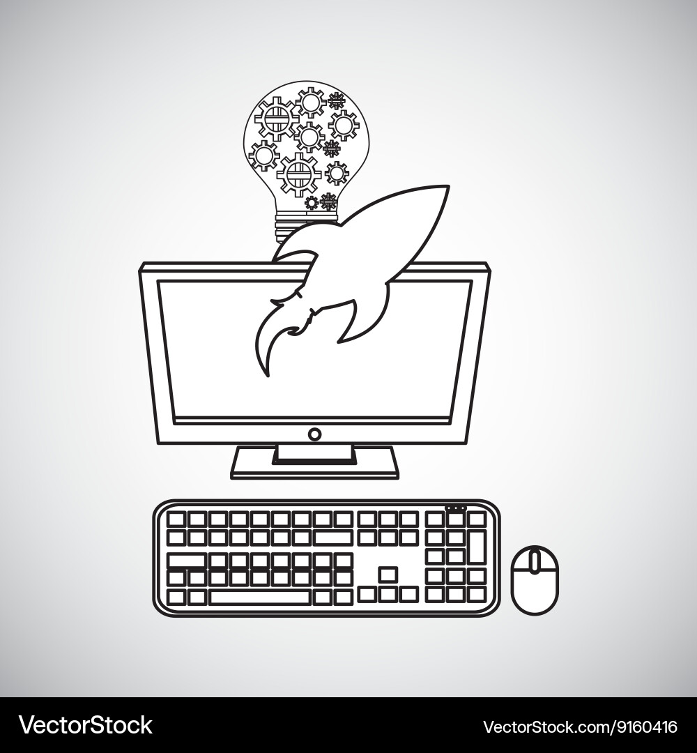 Idea design business concept colorful Royalty Free Vector