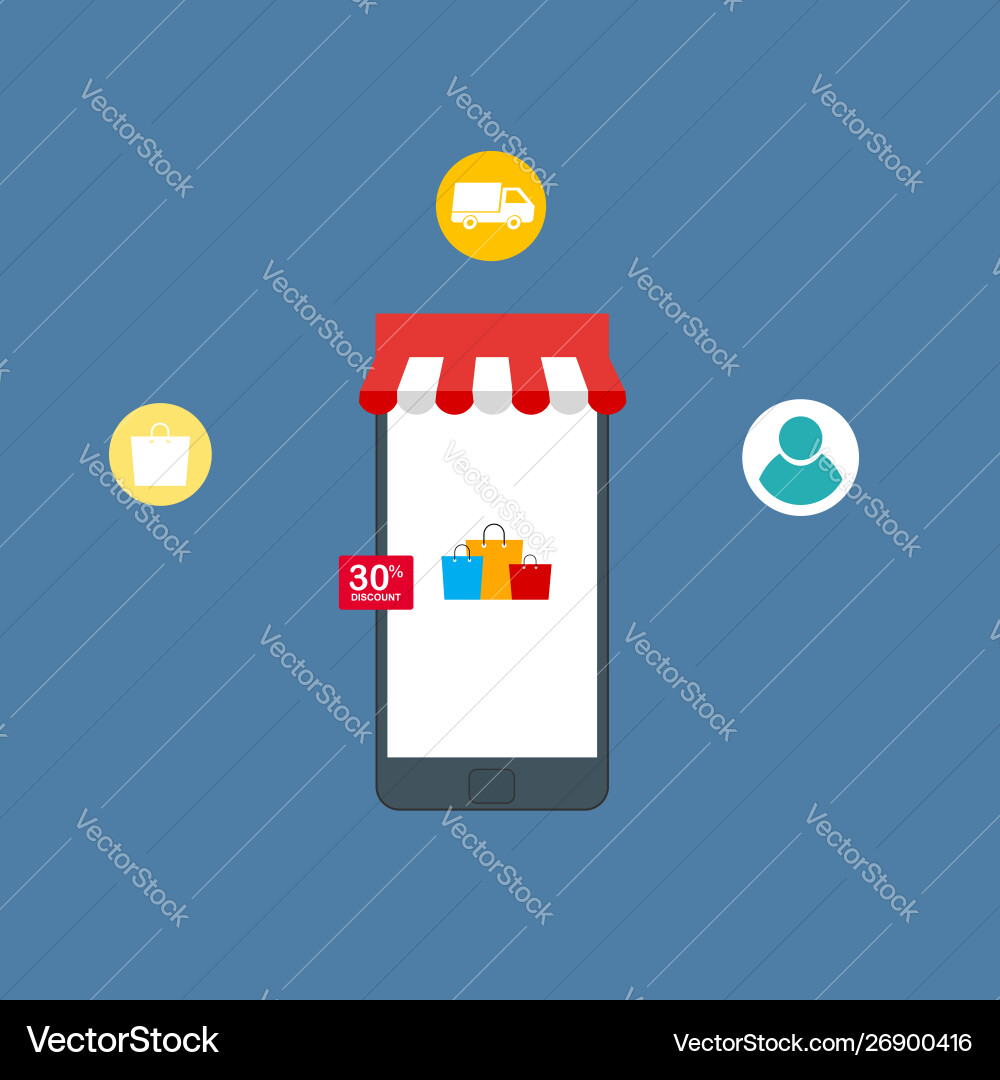 Modern flat design people and business concept Vector Image