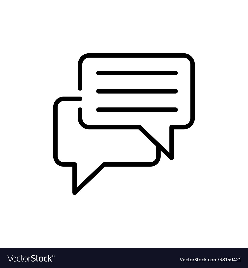 Chat style Royalty Free Vector Image - VectorStock