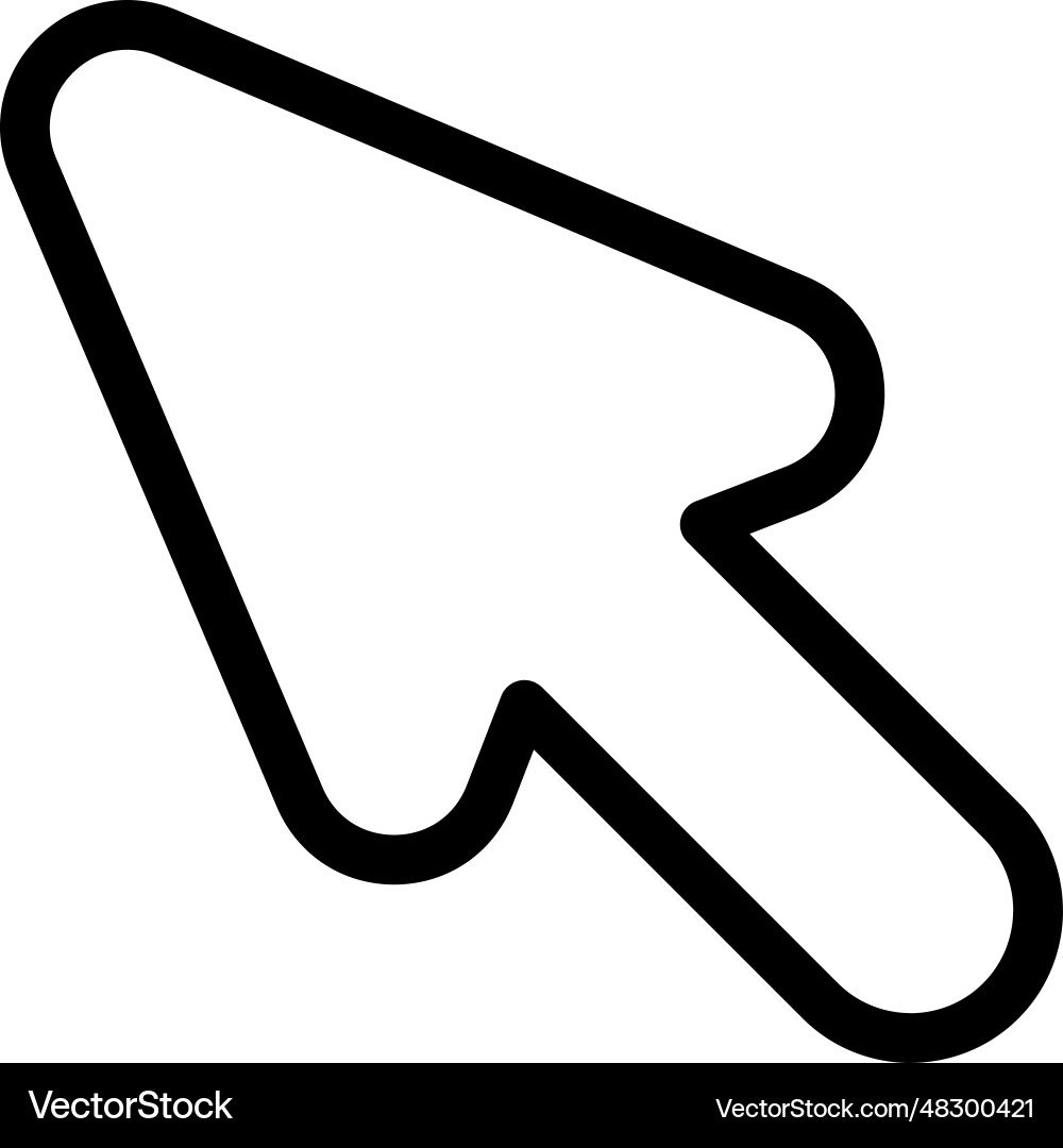 Cursor icon Royalty Free Vector Image - VectorStock