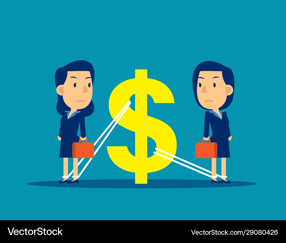 Business financial issues concept business Vector Image