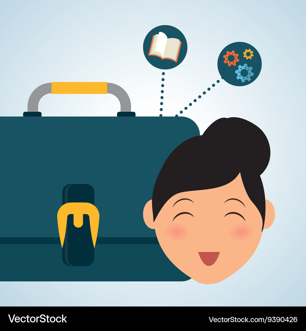 Management design person icon isolated Royalty Free Vector