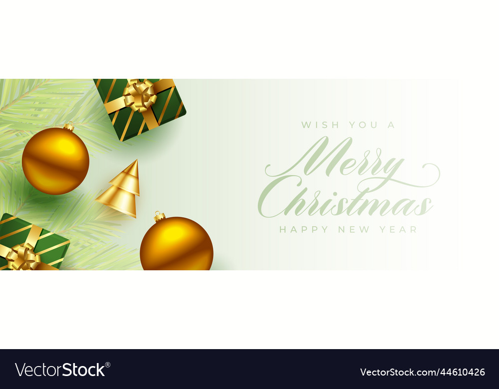 Merry Christmas Greeting Wallpaper Royalty Free Vector Image