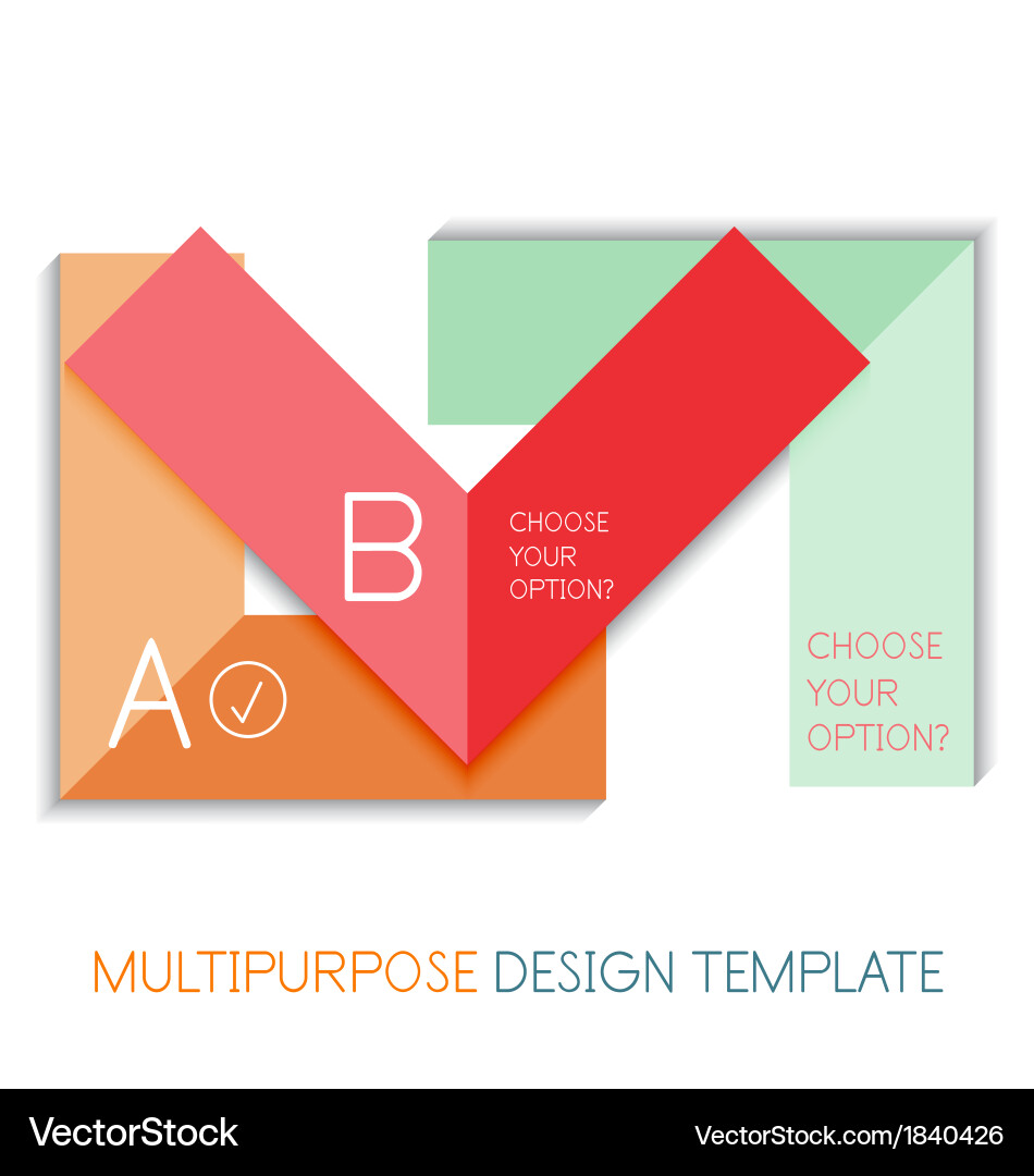 Paper geometric shape multipurpose design template