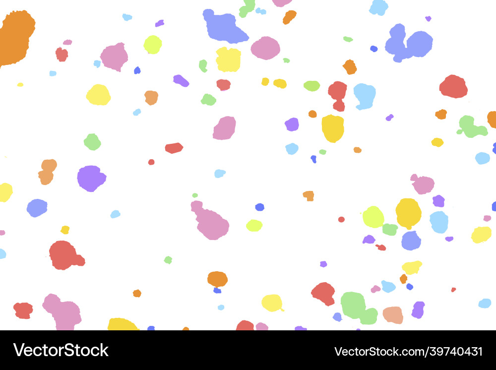 Colorful background with wax melted crayon art Vector Image
