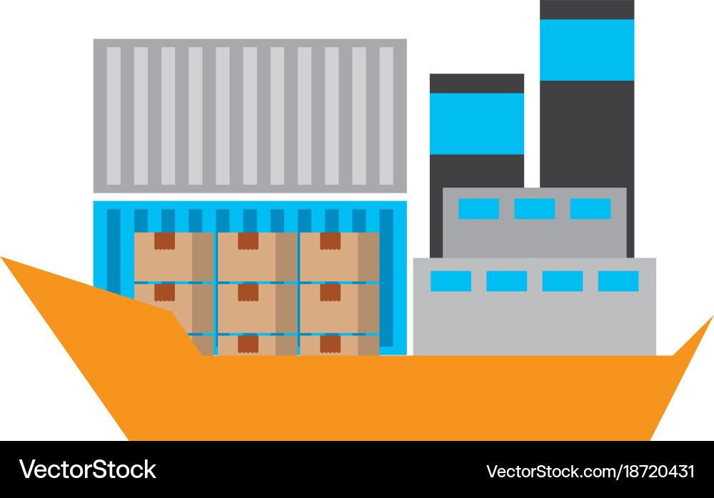 Sea transportation logistic freight shipping cargo