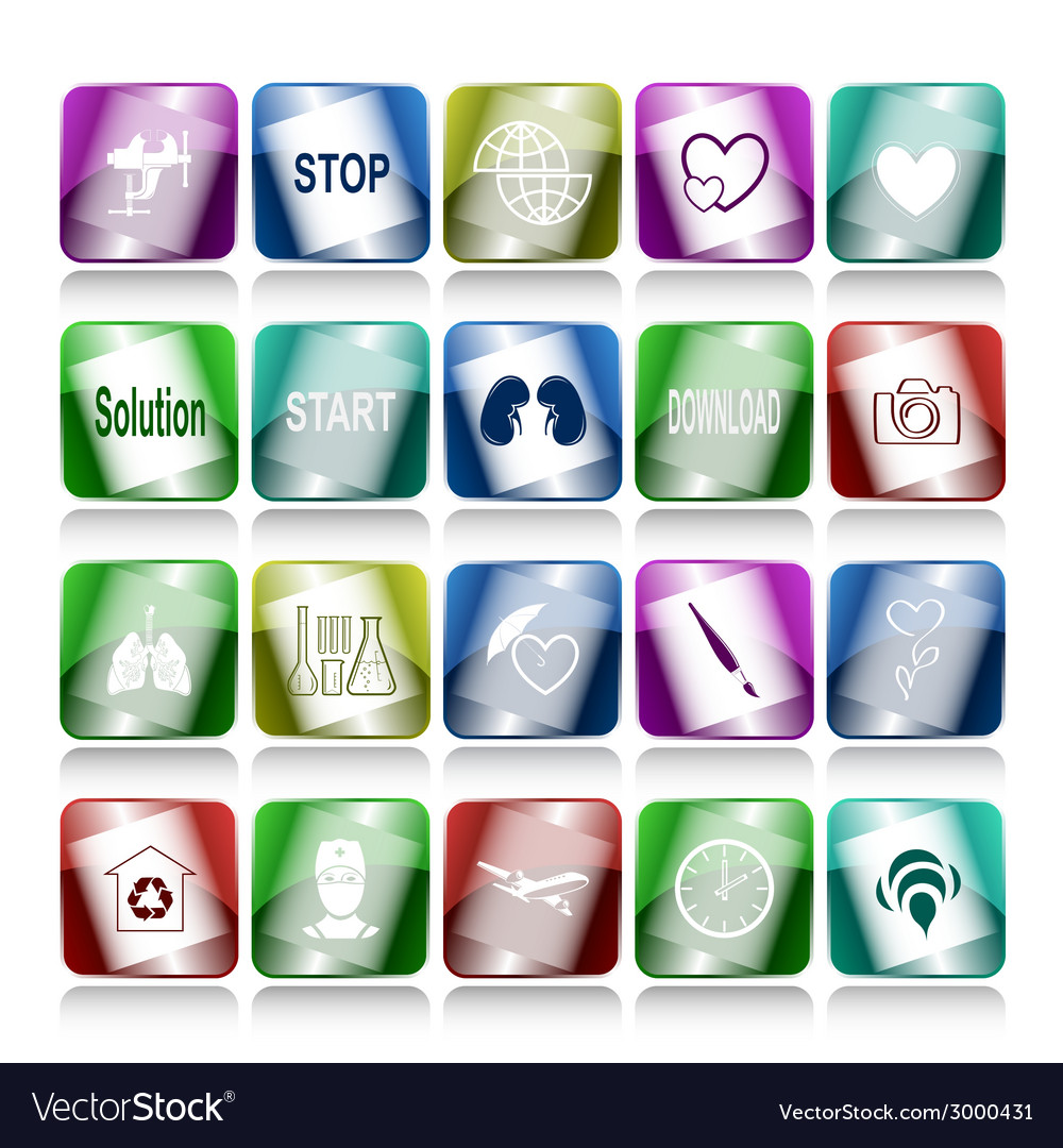 Set Royalty Free Vector Image - VectorStock