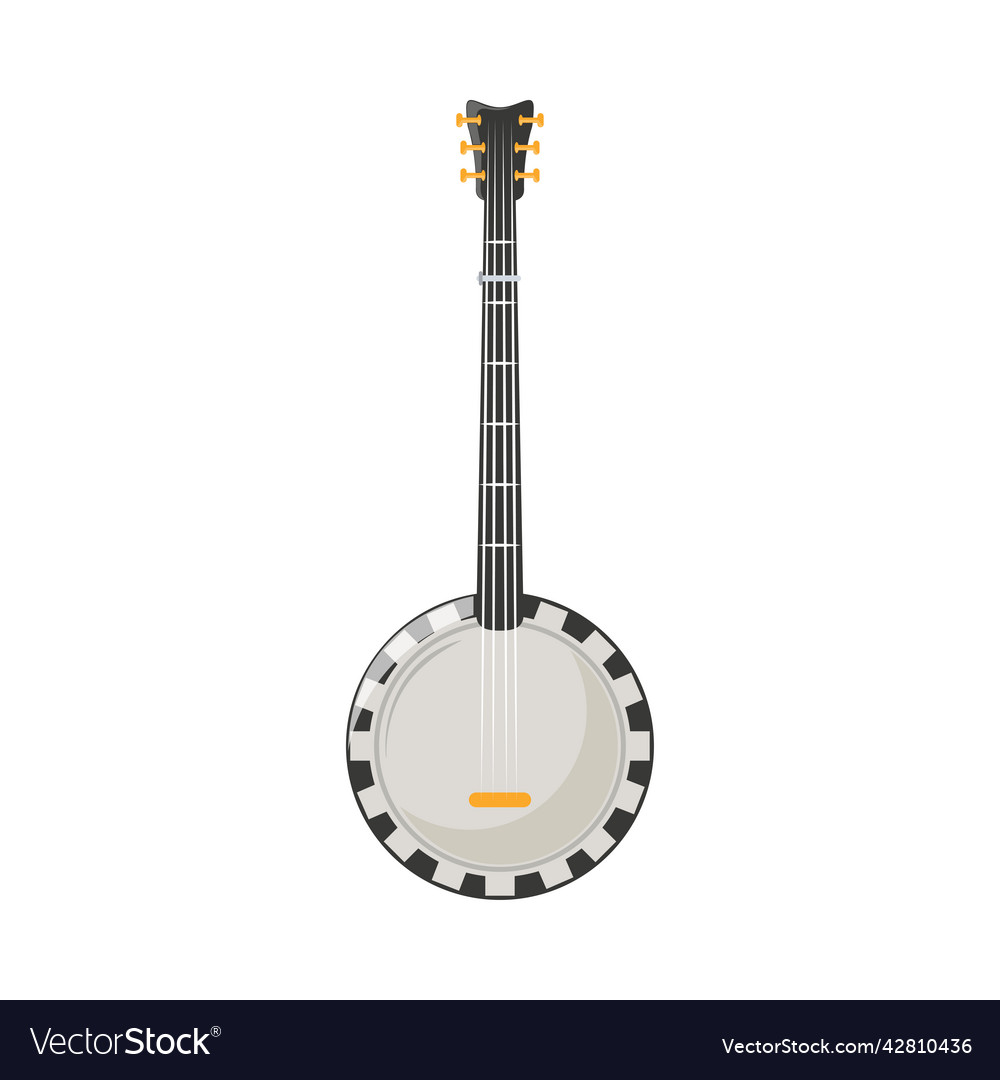 Banjo music instrument Royalty Free Vector Image