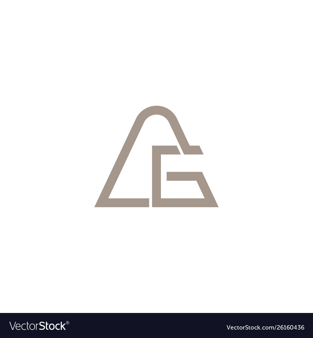 Initials logo template Royalty Free Vector Image