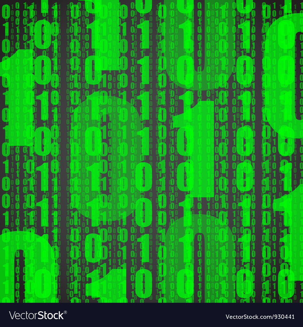 Matrix background Royalty Free Vector Image - VectorStock