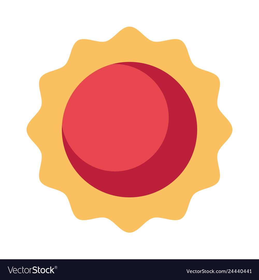 Round Label Blank Template Royalty Free Vector Image