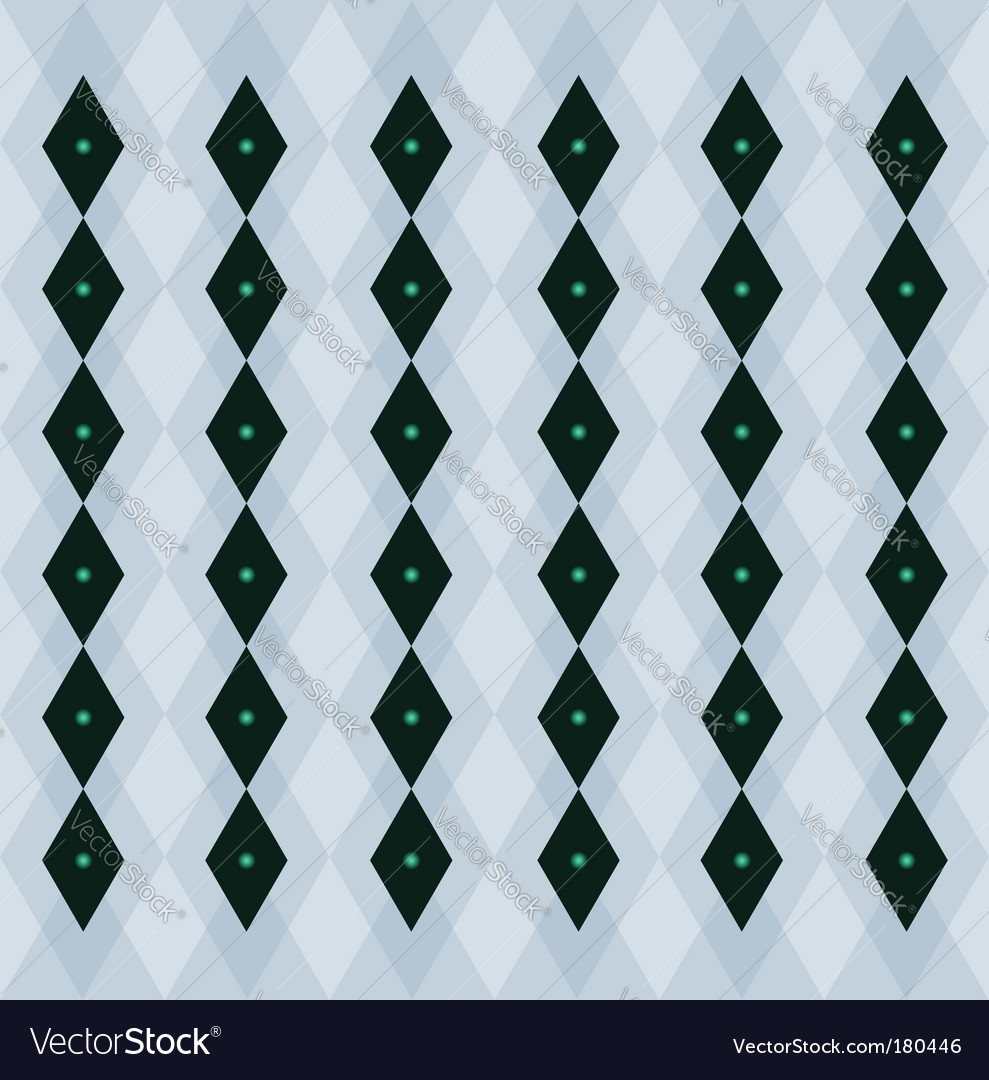 Emerald pattern Royalty Free Vector Image - VectorStock