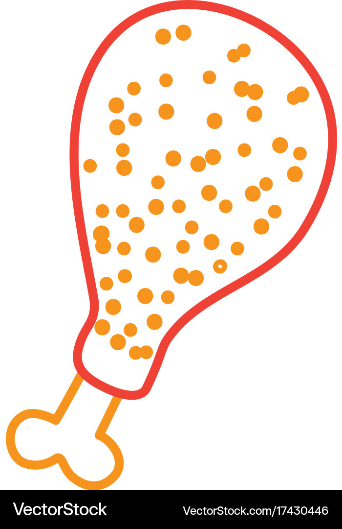 Fast food roasted chicken menu restaurant Vector Image