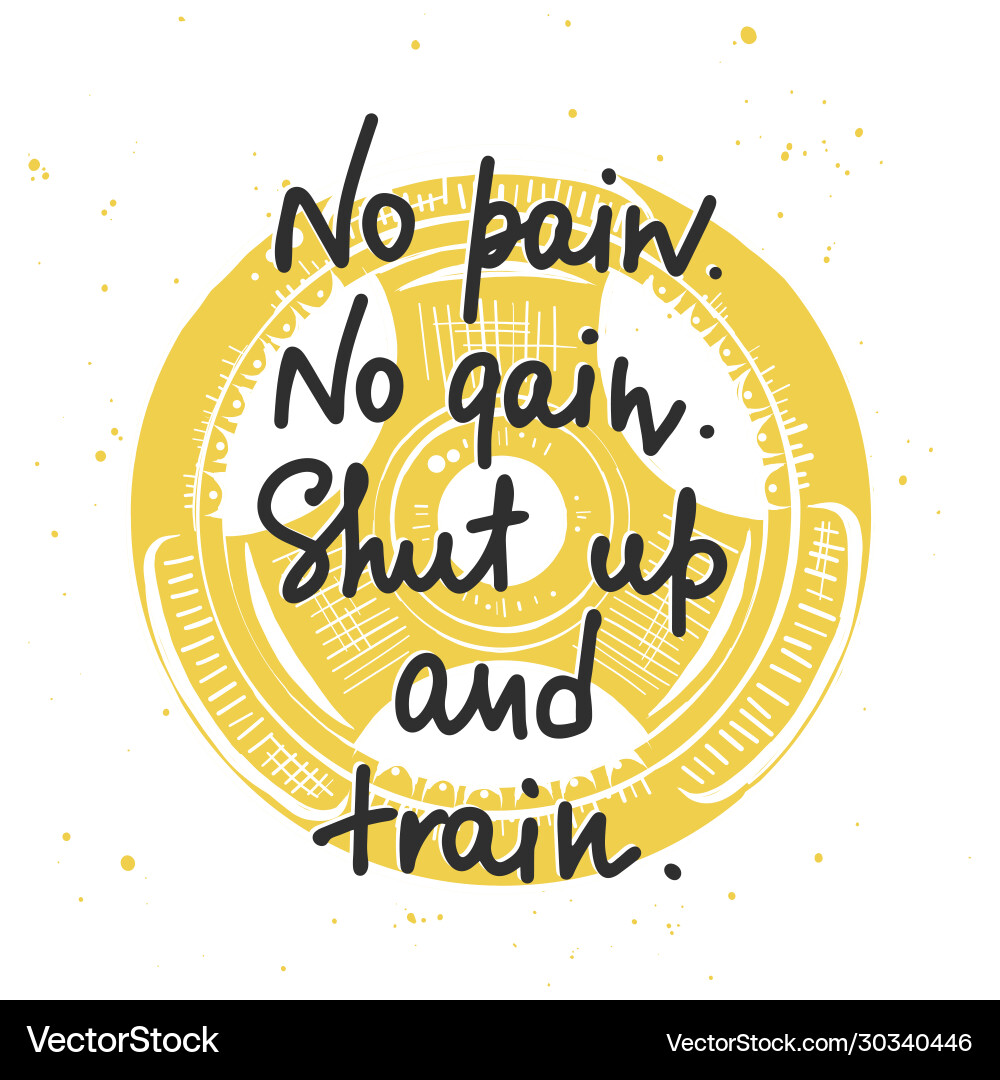 Poster with hand drawn unique lettering design Vector Image