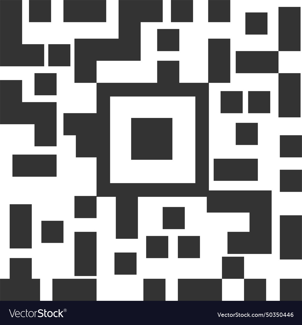 Qr scan code Royalty Free Vector Image - VectorStock