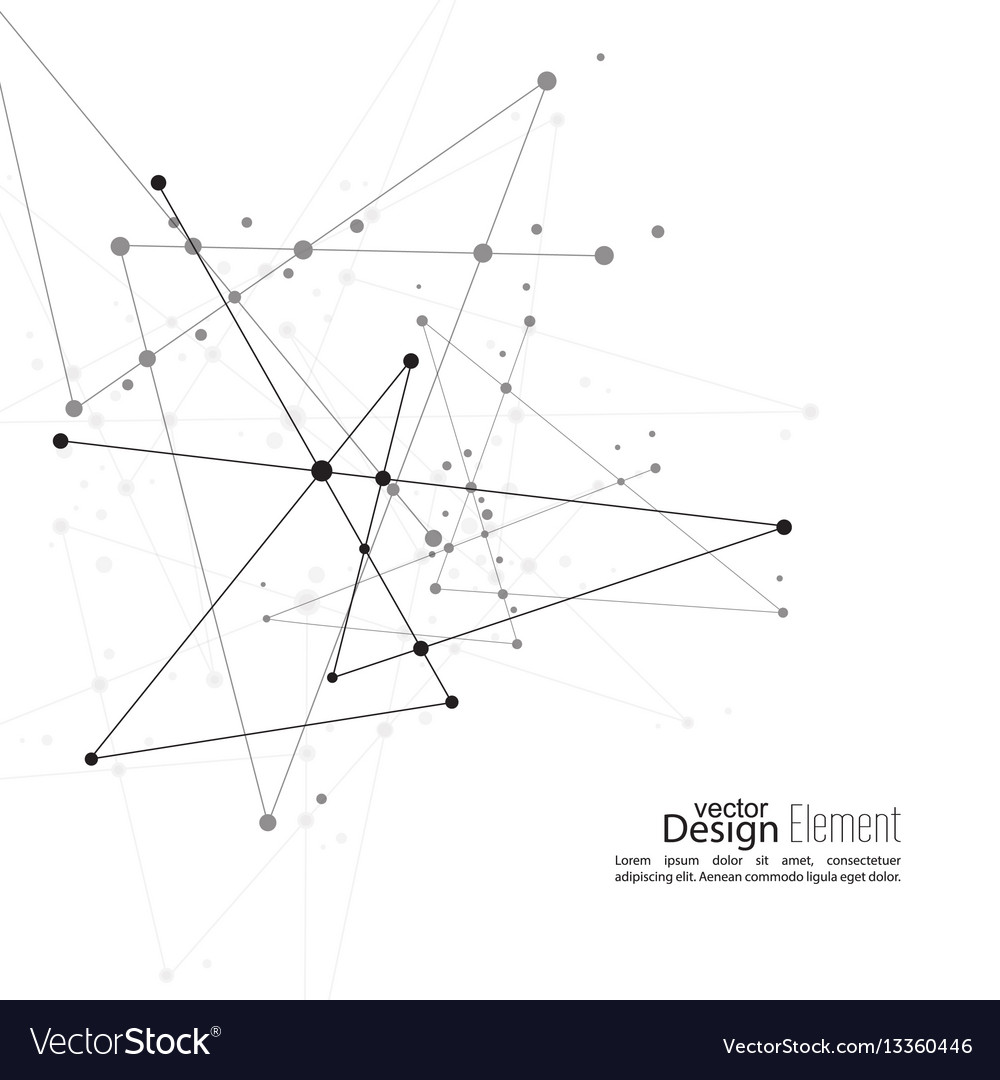 Virtual abstract background Royalty Free Vector Image