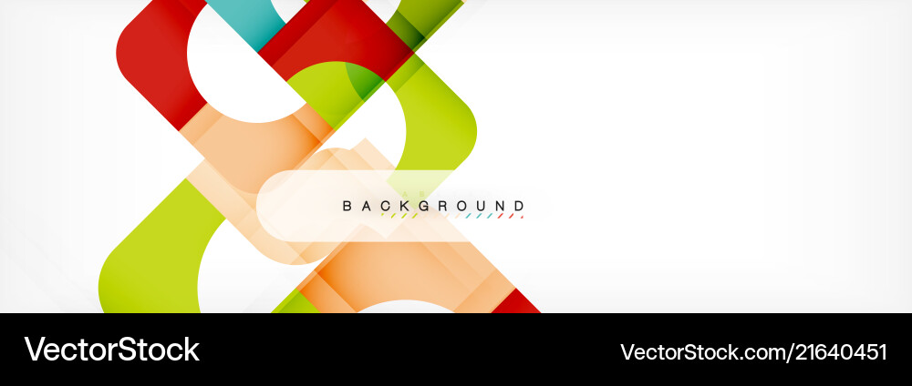 Color square shapes geometric modern abstract Vector Image