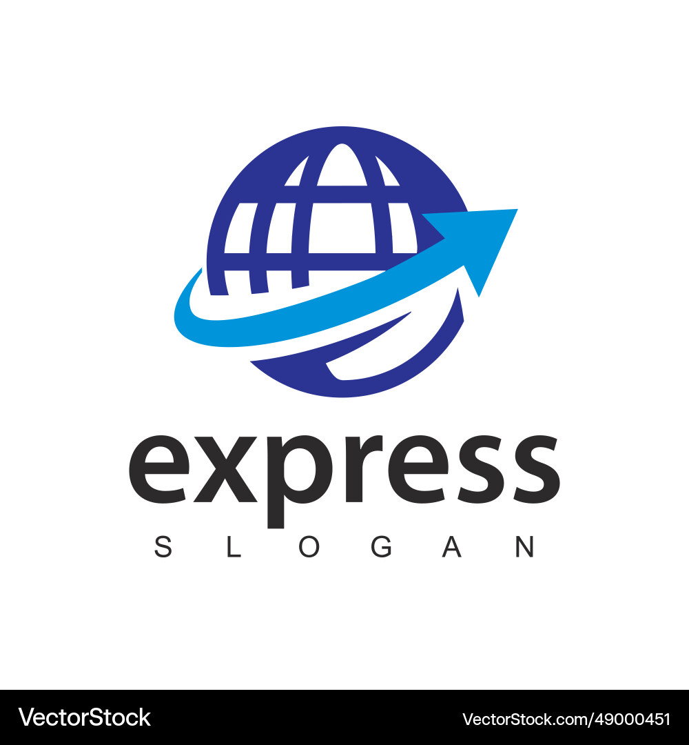 Express logo designs transport logistic delivery Vector Image