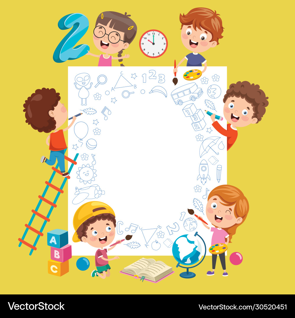 Frame with copy space Royalty Free Vector Image