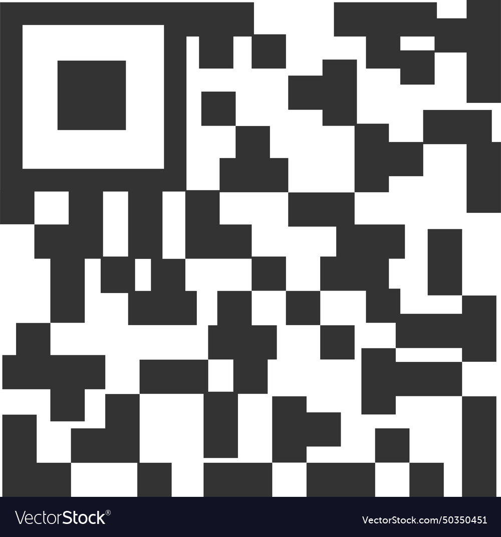 Qr scan code Royalty Free Vector Image - VectorStock