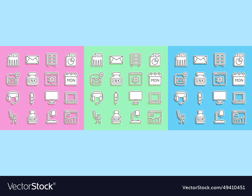 Set line graph chart infographic laptop calendar Vector Image Set line graph chart infographic laptop calendar Vector Image