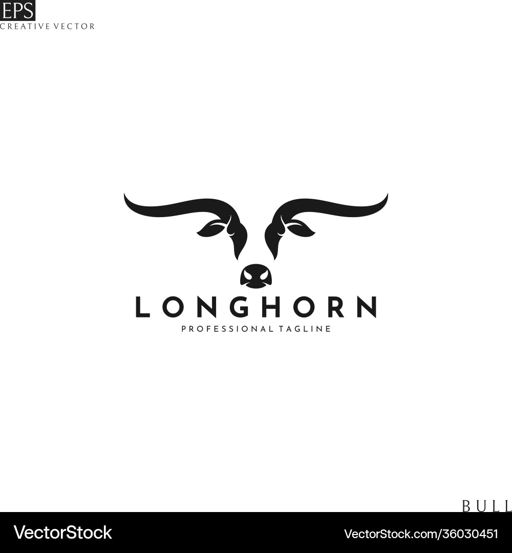 Longhorn Logo Vector