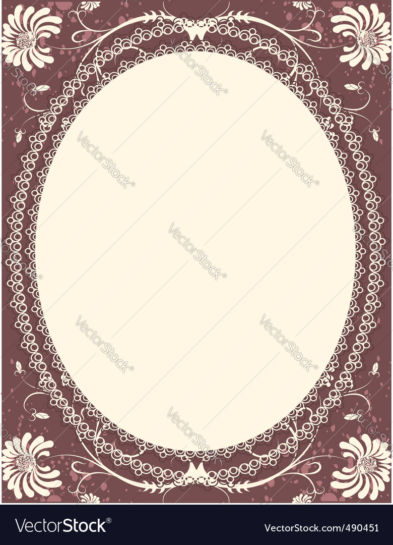 Vintage floral Royalty Free Vector Image - VectorStock