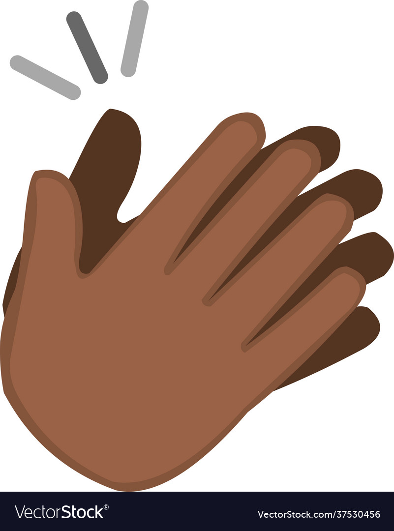 Hands clapping Royalty Free Vector Image - VectorStock