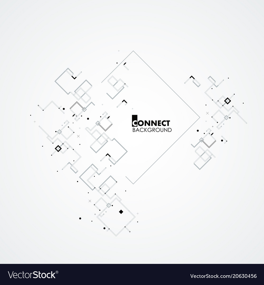 Line square circle elements Royalty Free Vector Image