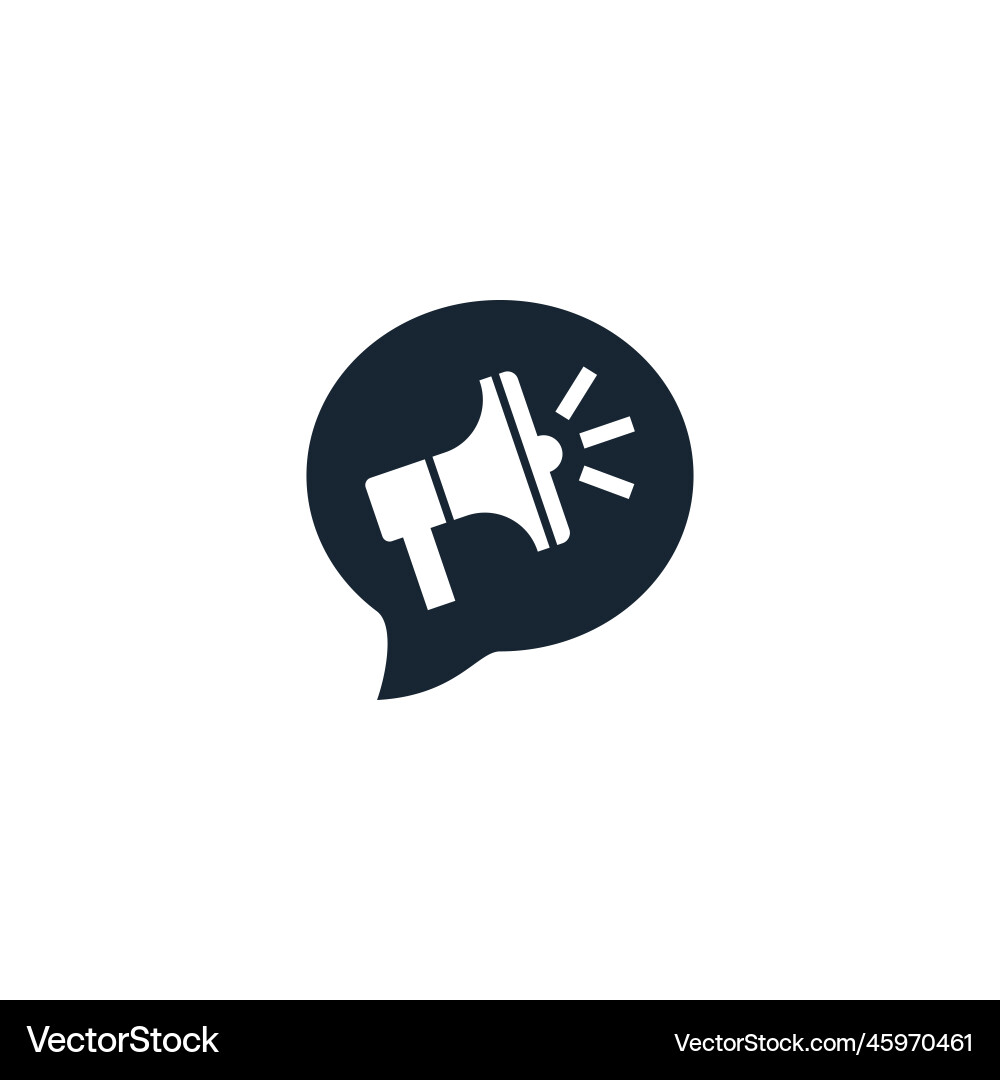 Call to action creative icon from social media Vector Image