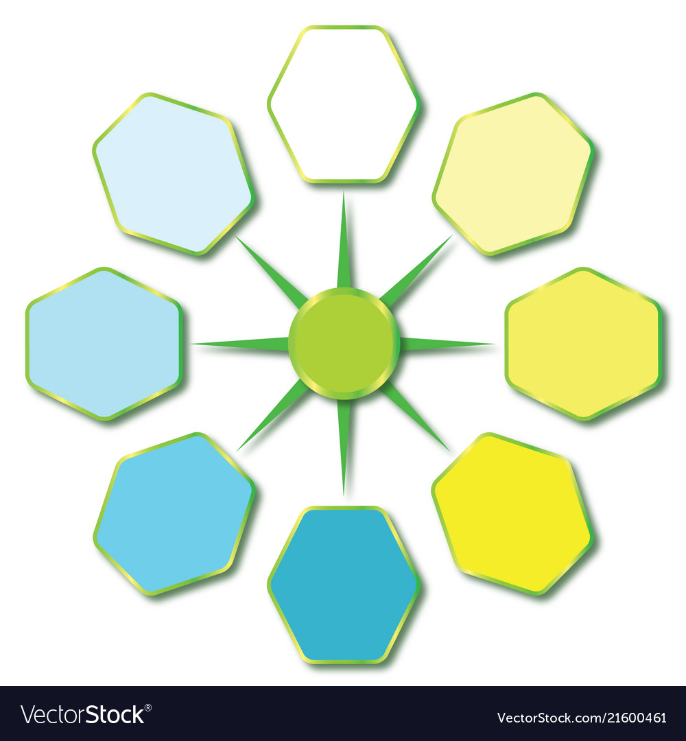 Graph eco bio frames Royalty Free Vector Image