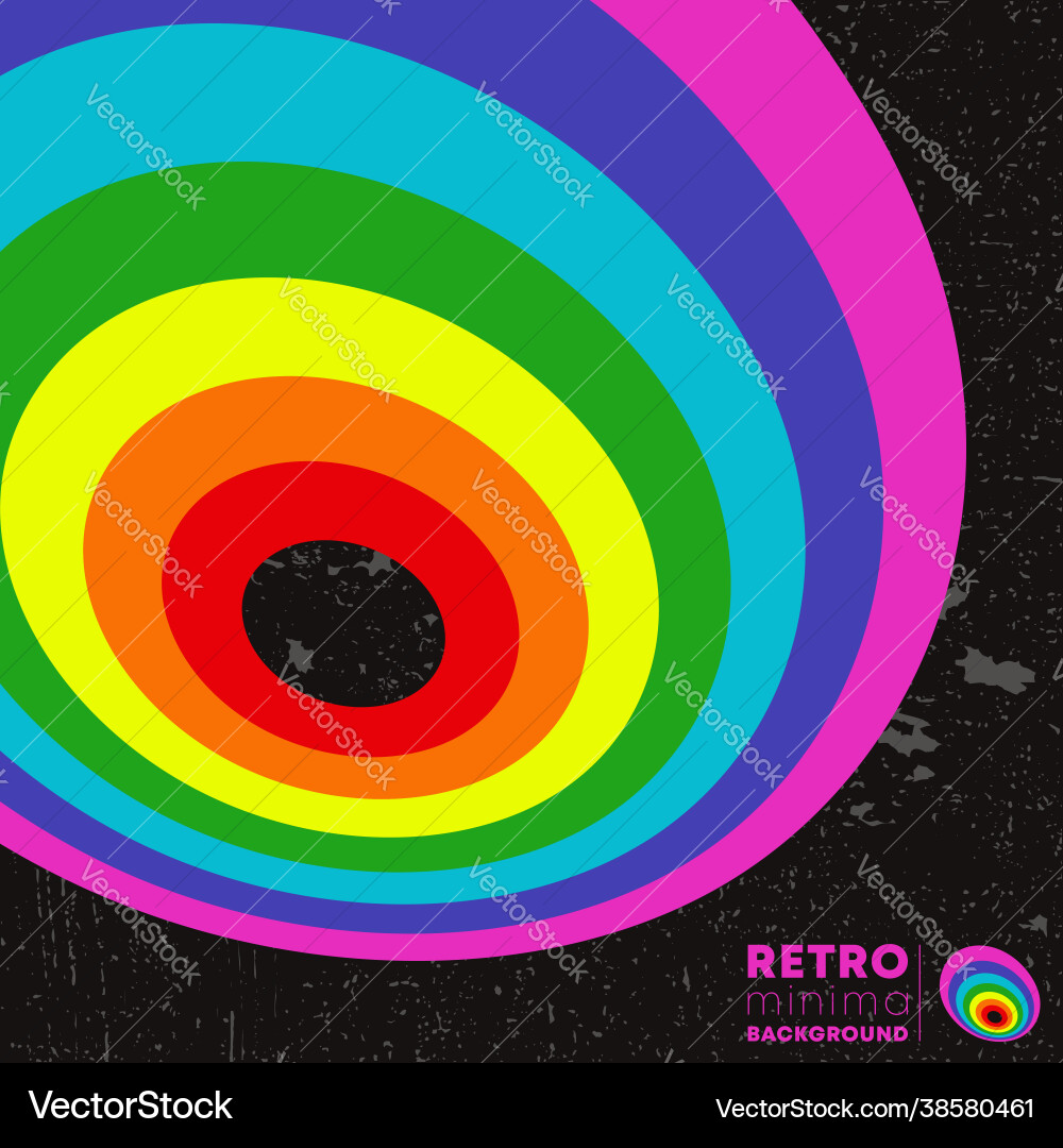 Retro design poster with vintage grunge texture Vector Image