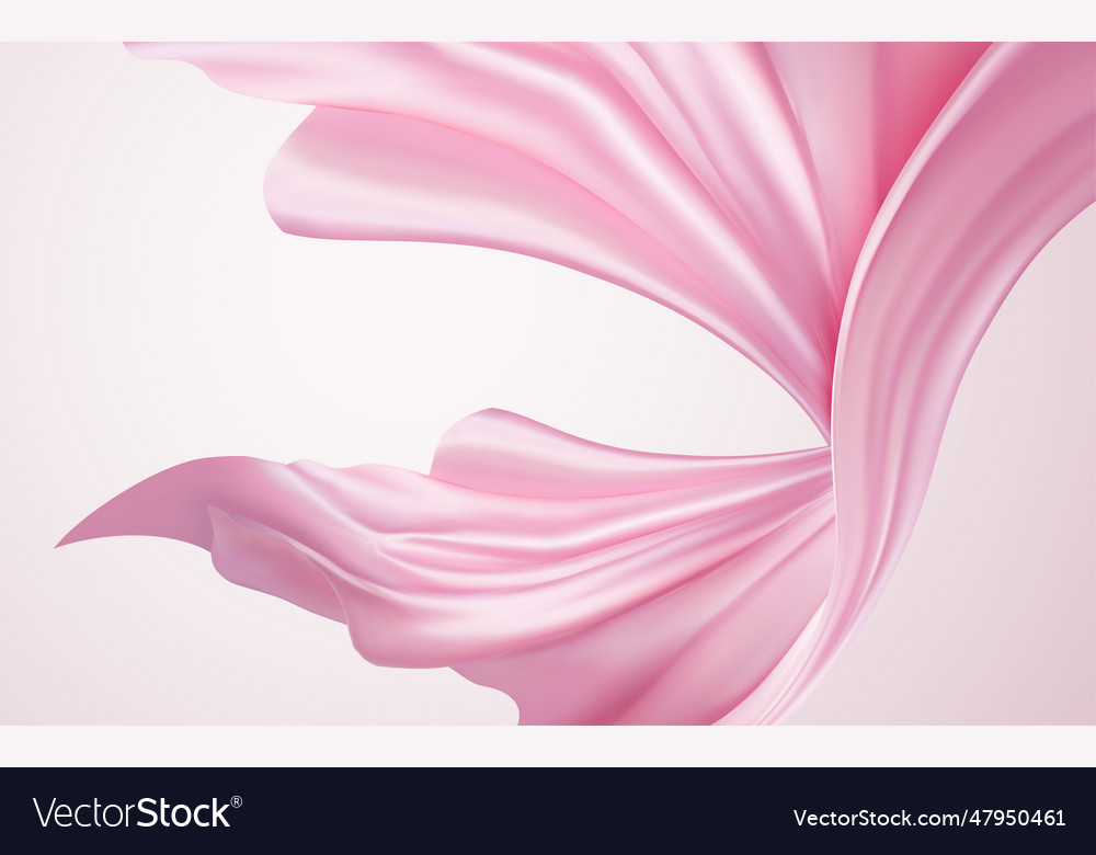 Silky chiffon elements Royalty Free Vector Image