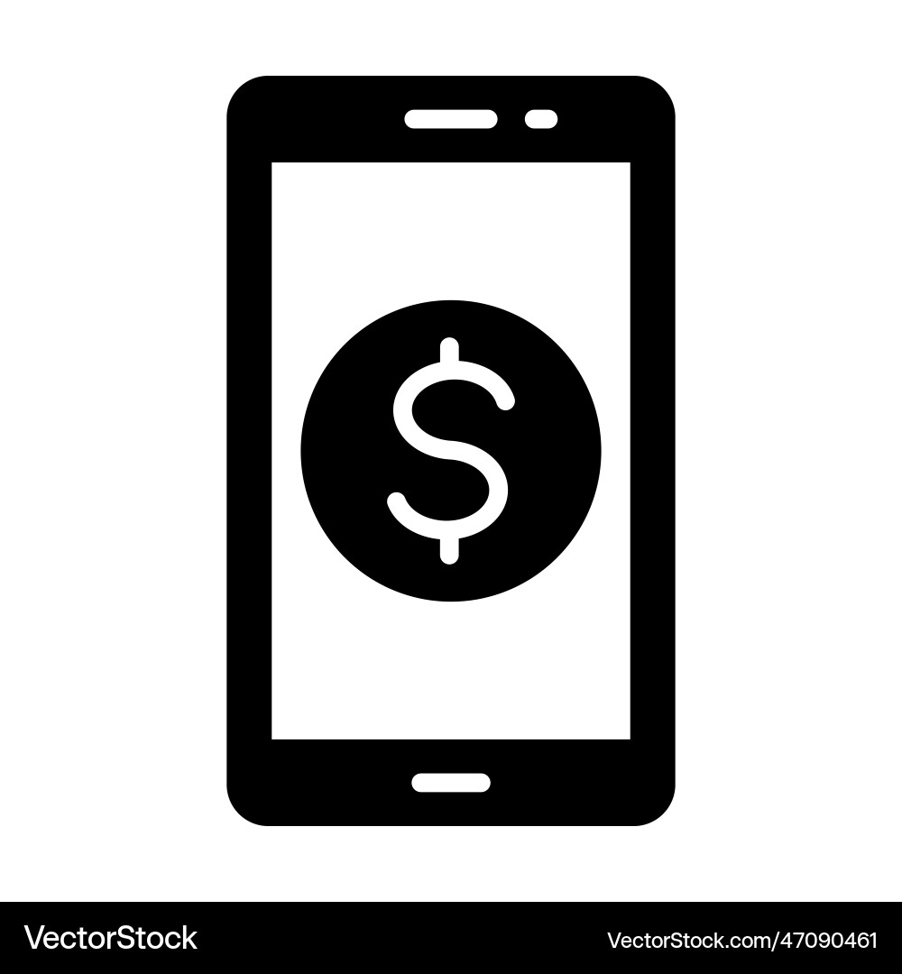 Valuable glyph icon for personal and commercial Vector Image
