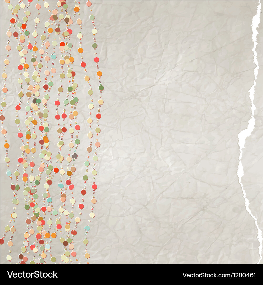 Vintage card polka dot design eps 8 Royalty Free Vector